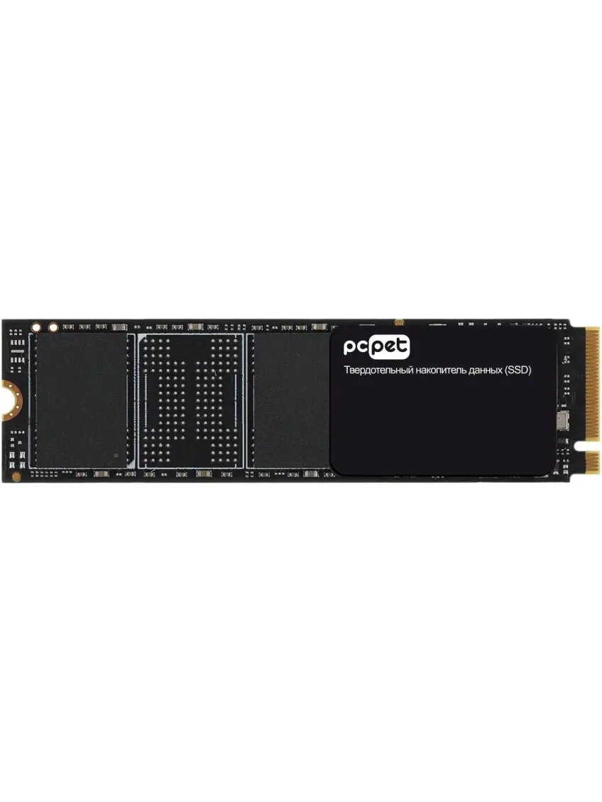 Накопитель SSD PC PET PCPS512G3 М.2 2280, 512ГБ, 3 бит TLC, 3D NAND, TLC, PCIe 3.0 x4