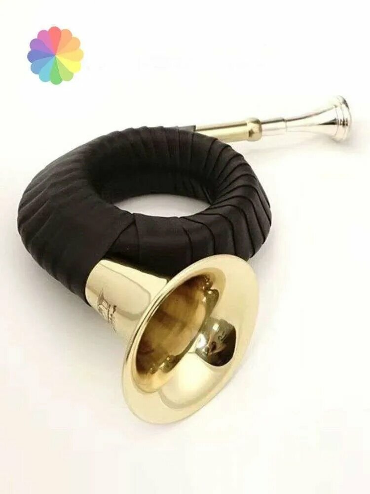 Латунный охотничий рожок JYHH Bb с сумкой и тканью