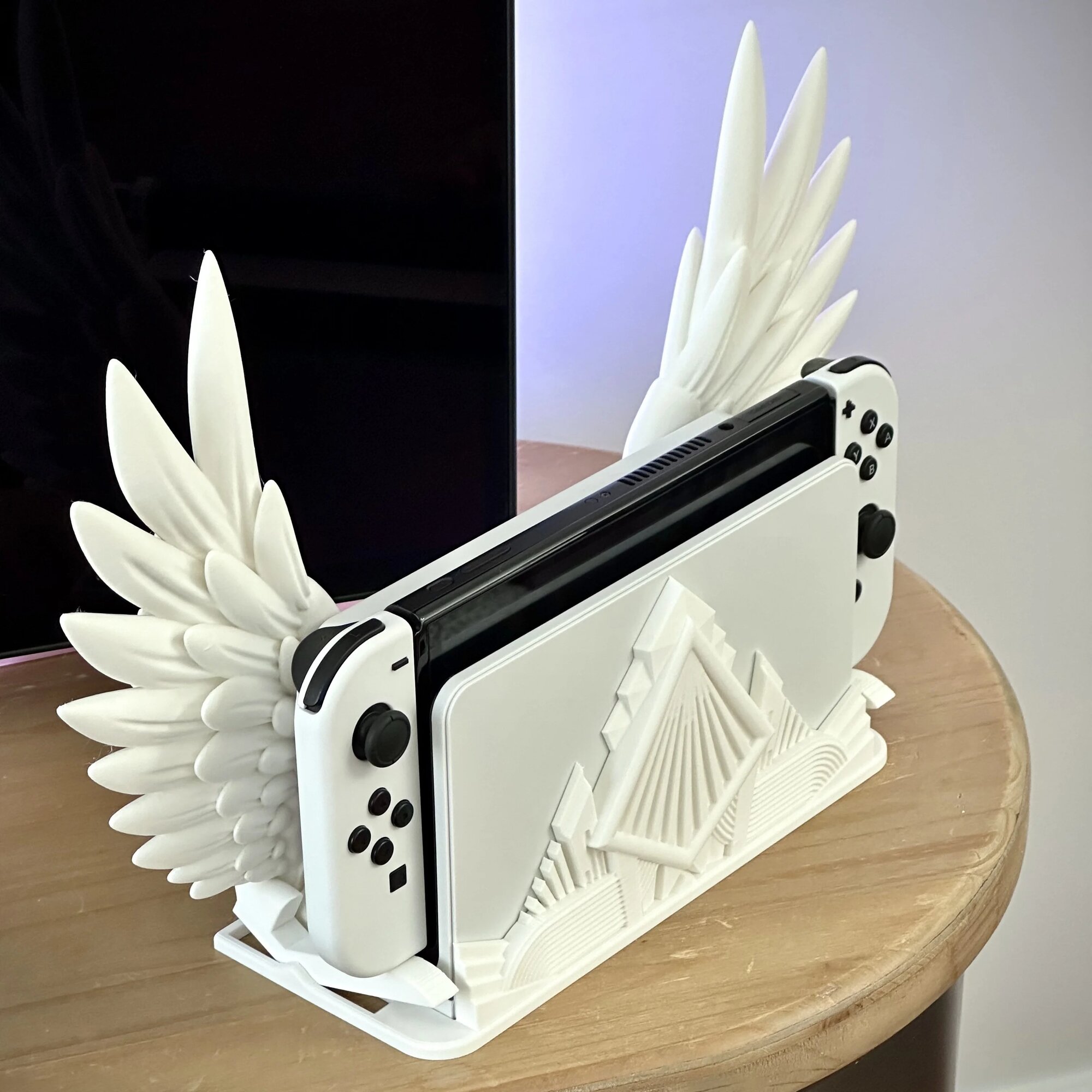 Подставка для Nintendo Switch OLED, белая