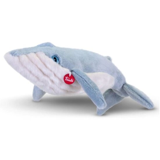 Мягкая игрушка Trudi 26572F Голубой кит 53x14x20 см
