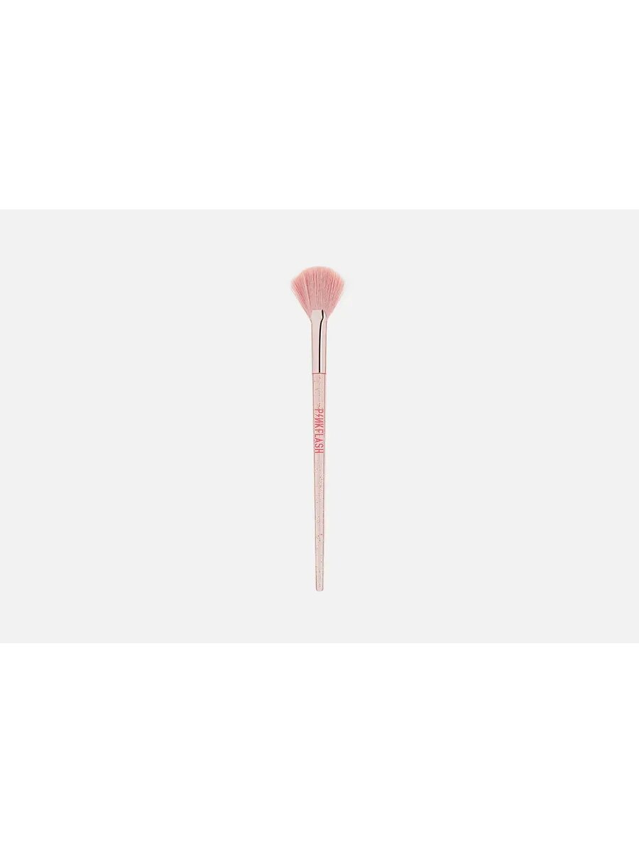 PINK FLASH Scalloped highlight fan brush Веерная кист