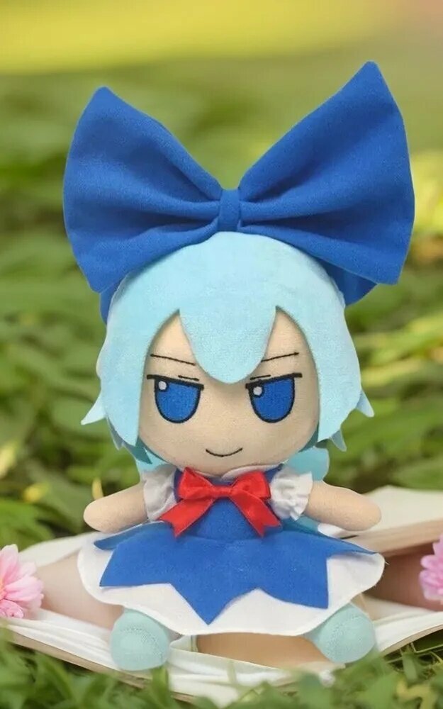 Аниме Мягкие Игрушки TouHou Project Fumo Cirno / Чирно Игрушка Антистресс 20 CM