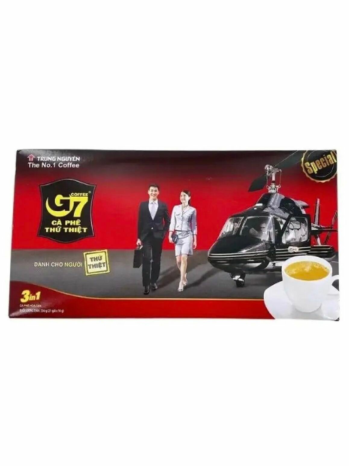 Кофе Вьетнамский 3в1 "G7" Special (21 пакетик по 16г)