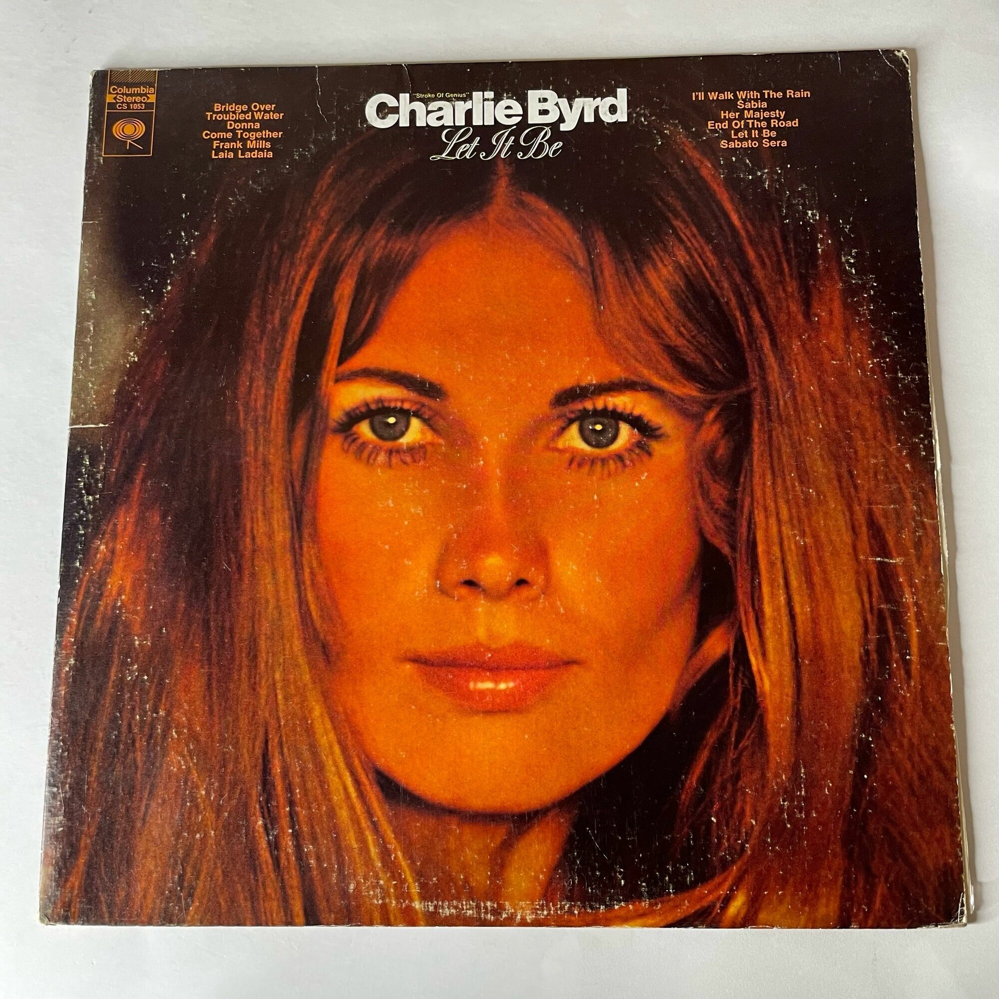 Винтажная виниловая пластинка LP Charlie Byrd Let It Be (США 1970)