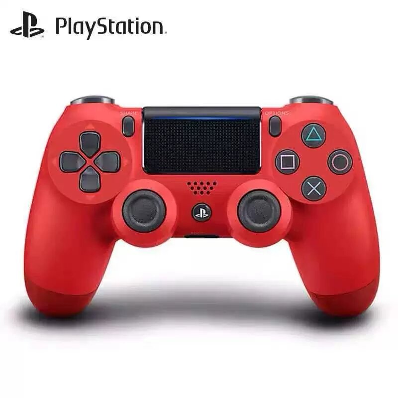 Красный PS4 Pro беспроводной Bluetooth игровой контроллер для ПК и мобильных устройств, совместимый с Steam, гарантия 3