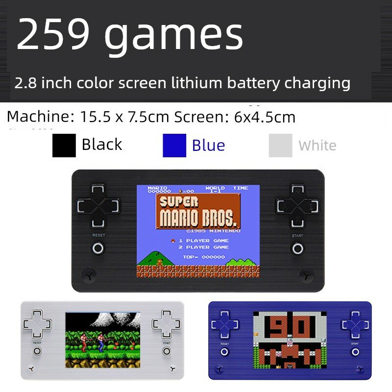 Игровая приставка Gamepoke 2025112615098872, 3.0 inch, цветной экран, 10 встроенных игр