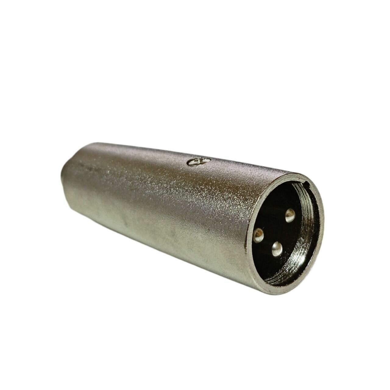 Разъем переходник микрофонный JD-490 / XLR 3P M-RCA F, XLR 3pin штекер папа-RCA гнездо мама 48 В, 3 контакта