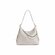 Сумка CHARLES & KEITH, фактура плетеная, серый