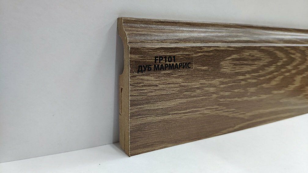 Плинтус Wood Plinth МДФ Дуб мармарис FP101, 1 шт.