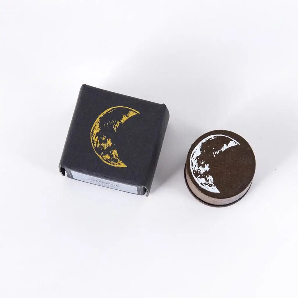 Деревянный штамп Mengtai Moon Phase, цвет 4
