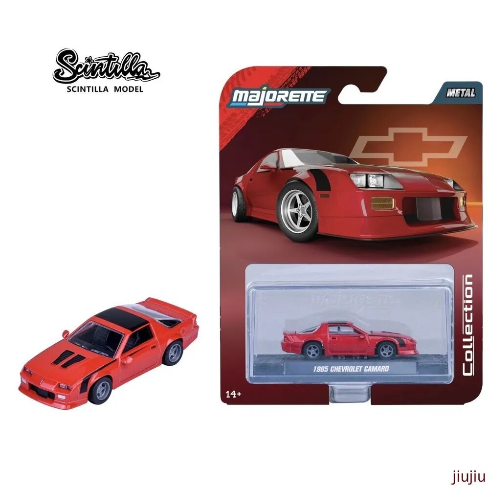 Масштабная модель автомобиля majorette 1/64 #collection 1985 CHEVROLET CAMARO Alloy Car Model Collection Gift