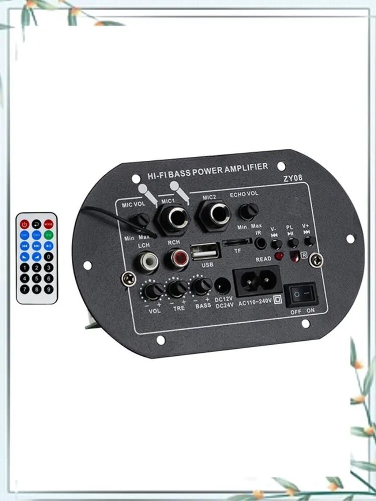 G1(J M X W) 12 В 24 220 HIFI Плата Усилителя Мощности Баса С USB-Плеером AU Разъем