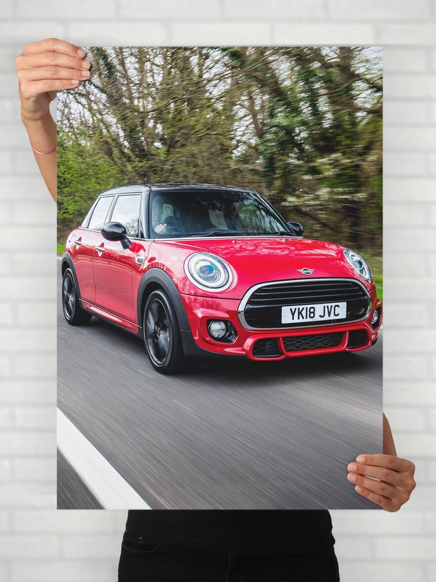 Плакат на стену для интерьера Легенды Авто (Мини Купер - Mini Cooper 5) - Постер по машине формата A2 (42x61 см)