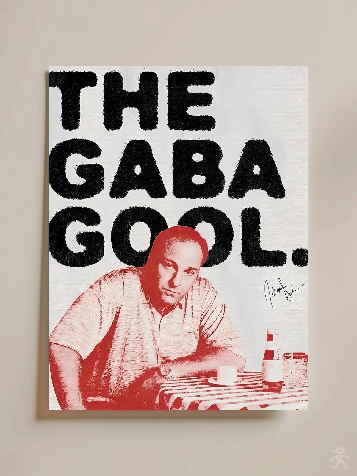 Кинопостер "Тони Сопрано - The Gabagool", 30x40 см
