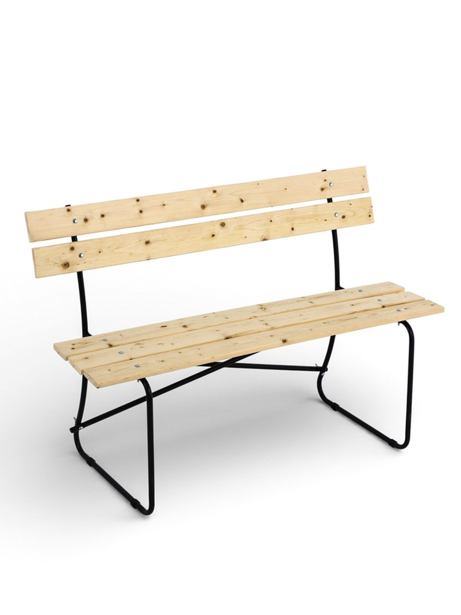 Скамейка деревянная, 120×50×82.5 см, для дачи и сада