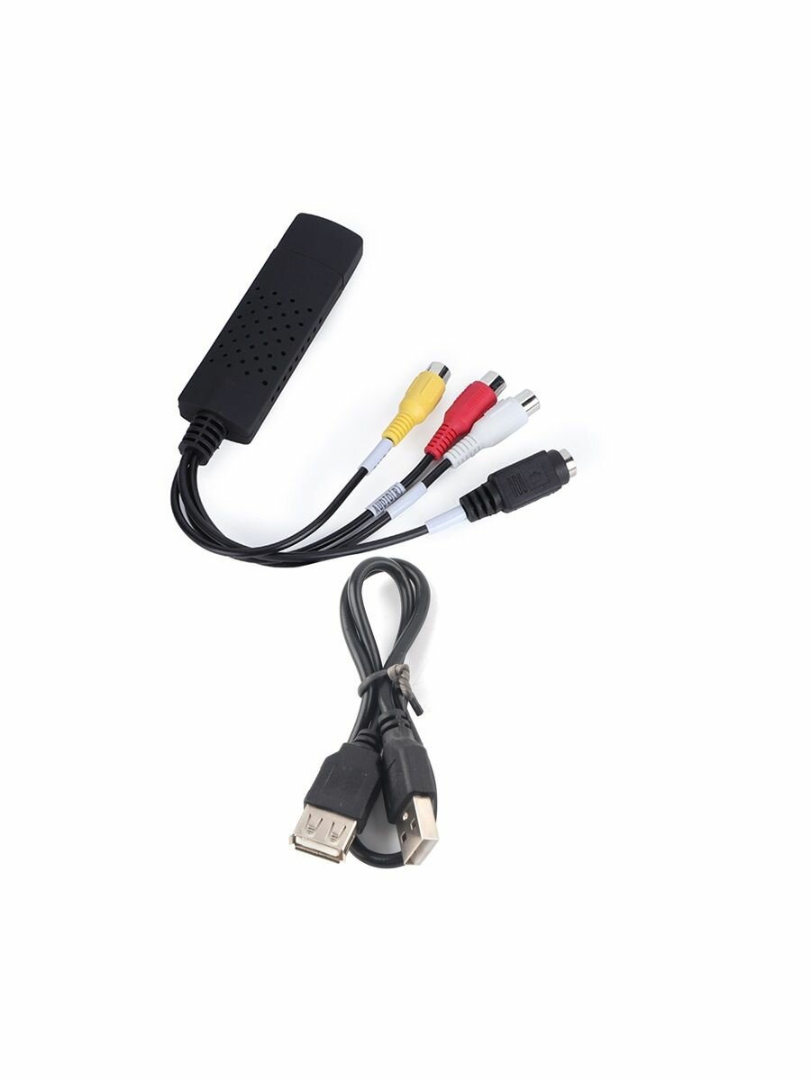 Кабель-адаптер конвертера захвата от 2,0 до 3 RCA SVideo TV DVD VHS для USB, конвертер аудио-видео с высококачественным видео- и аудиозахватом