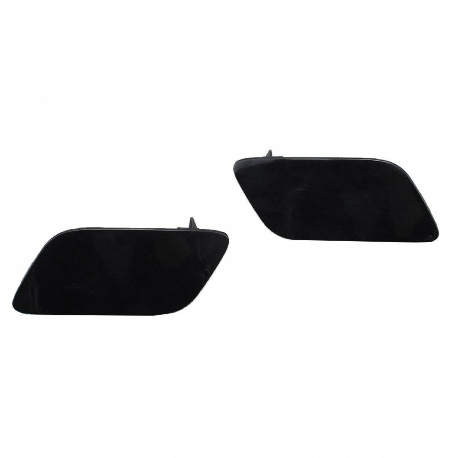 Крышка омывателя фар переднего бампера MyPads для Audi Q3 2012-2018 из прочного пластика, комплект 2 шт.