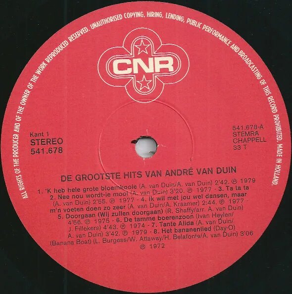André van Duin - De Grootste Hits Van André Van Duin — фото 1