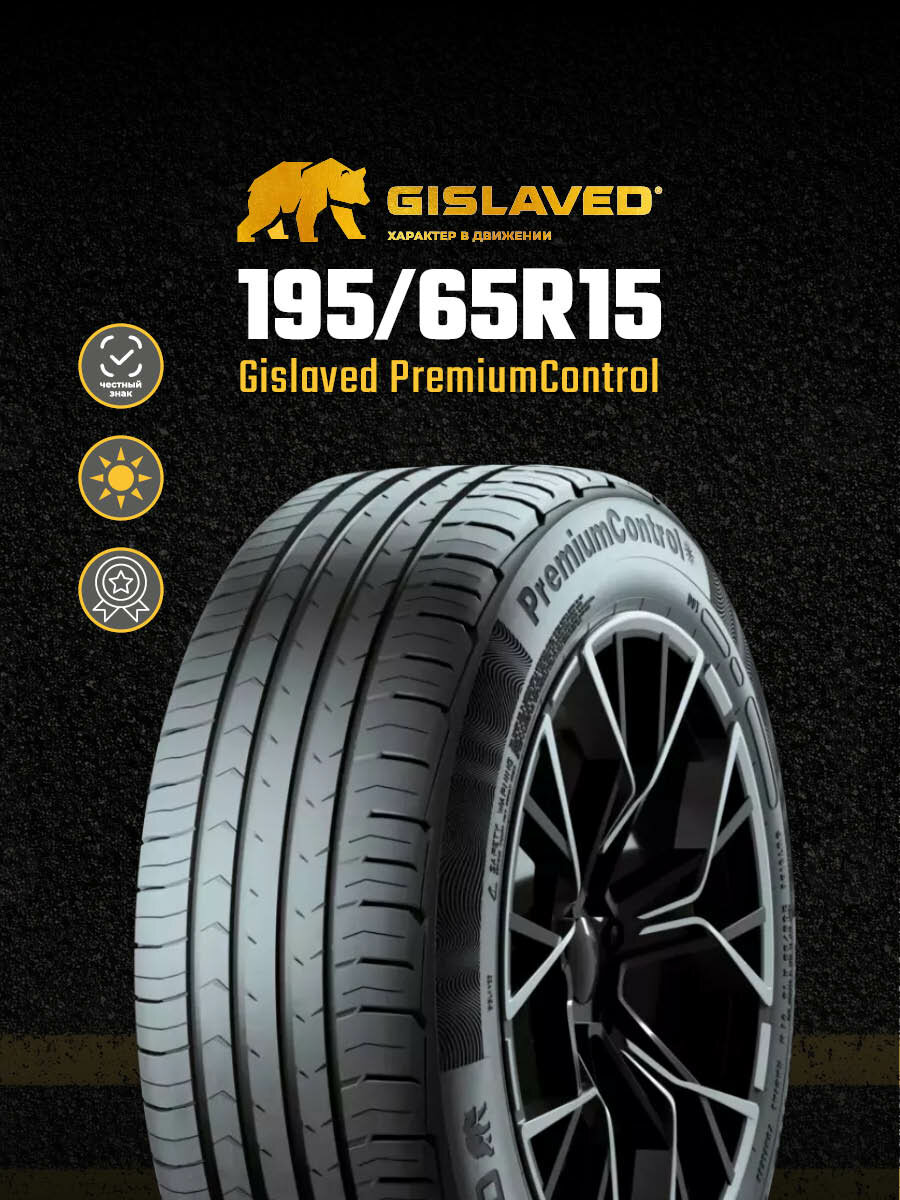 Gislaved PremiumControl 195/65R15 91H летняя автомобильная шина