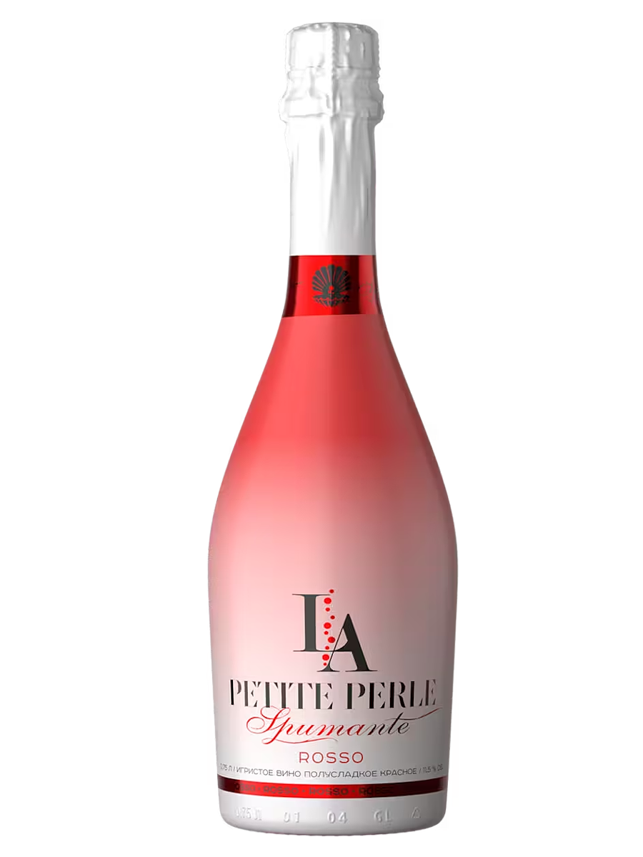 Вино игристое La Petite Perle красное полусладкое 0,75 л
