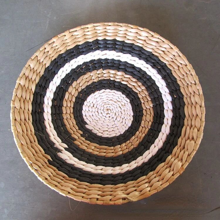 Соломенная тарелка ручной работы diameter 30cm, 11