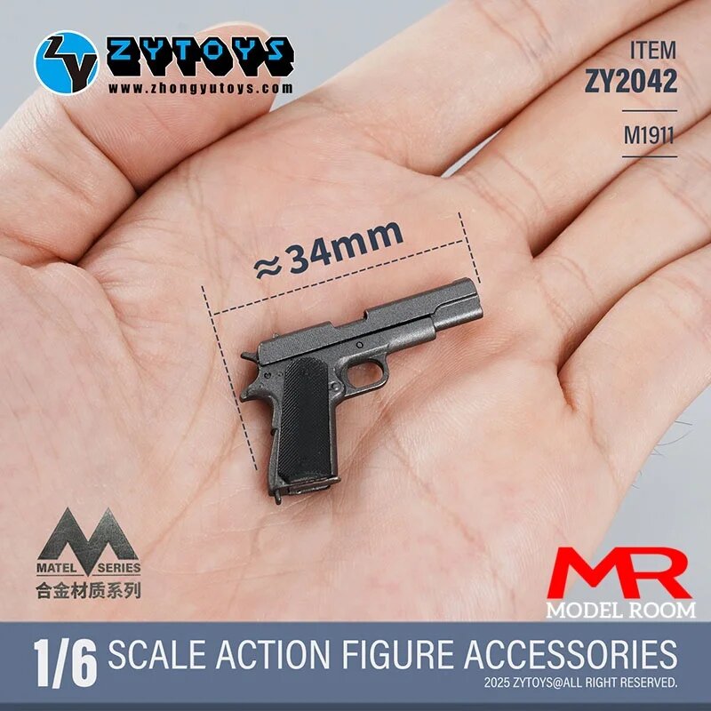 ZYTOYS M1911 пистолет 1/6, цвет ZY2042