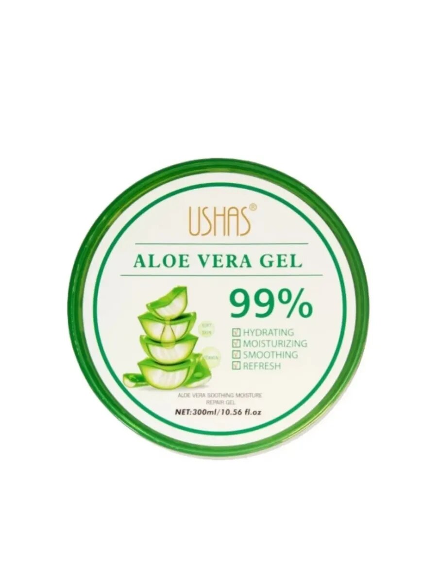 Гель для лица и тела Ushas Aloe Vera Gel, увлажняющий, 300 мл
