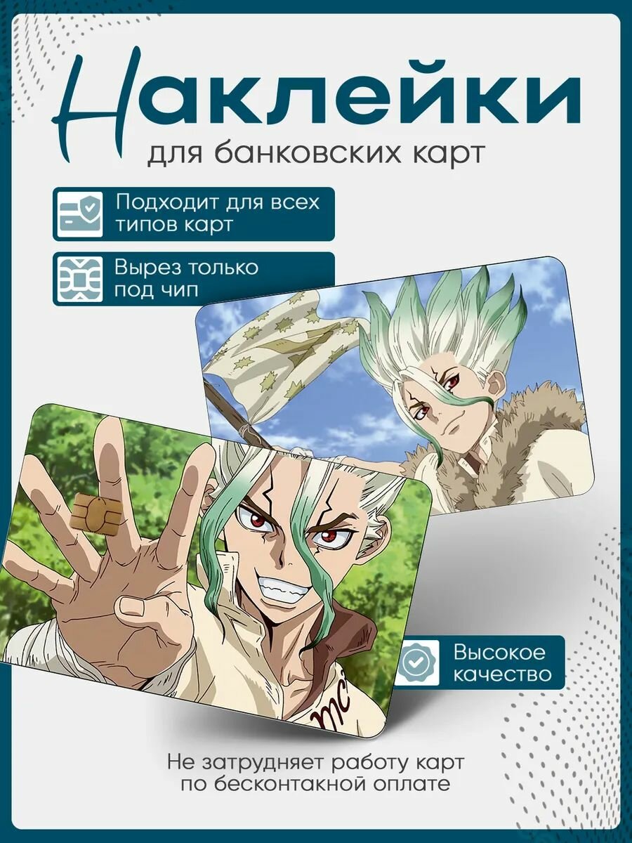Наклейки для творчества Dr. Stone Исигами Сэнку