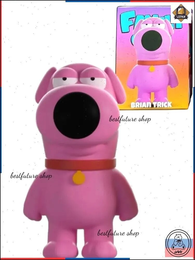 Аниме Фигурка Гриффины розовый Брайан Гриффин / Family Guy Brian 10cm