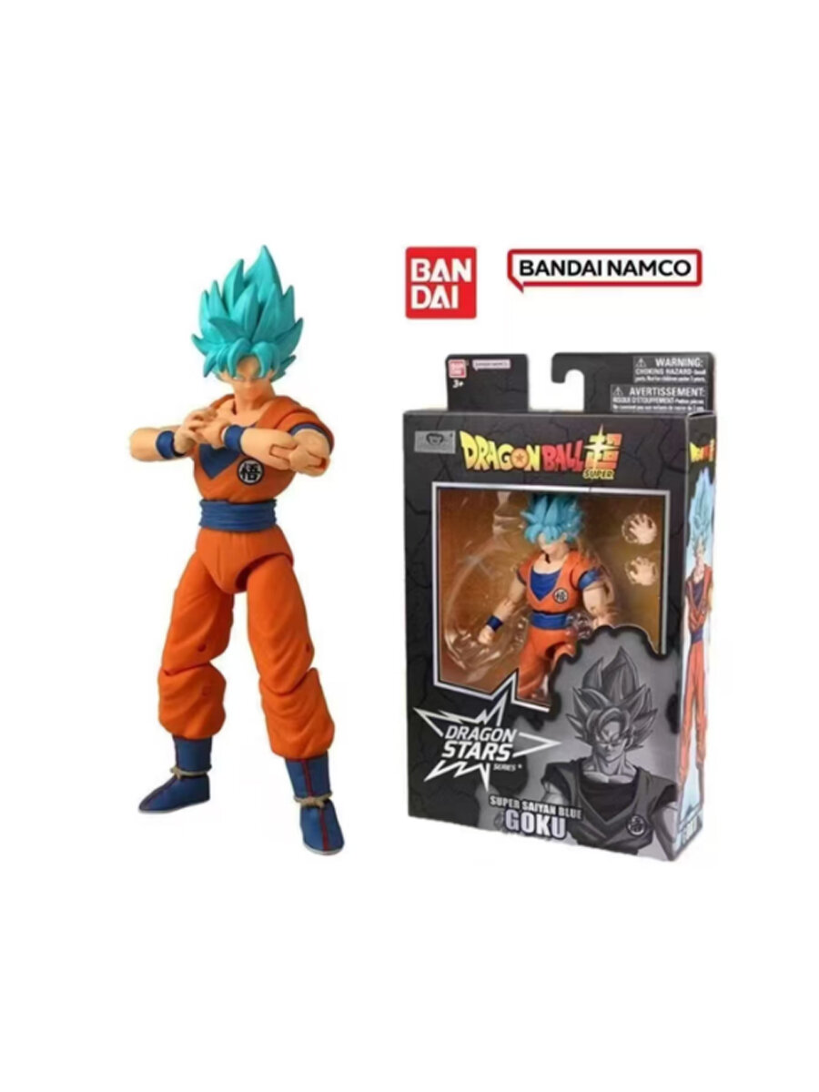 Bandai Dragon Ball Super Saiyan Blue Goku / Игрушка Драконий Шар Супер Сайянский Синий Гоку Подходит Для Детей В Возрасте От 4 Лет И Старше.