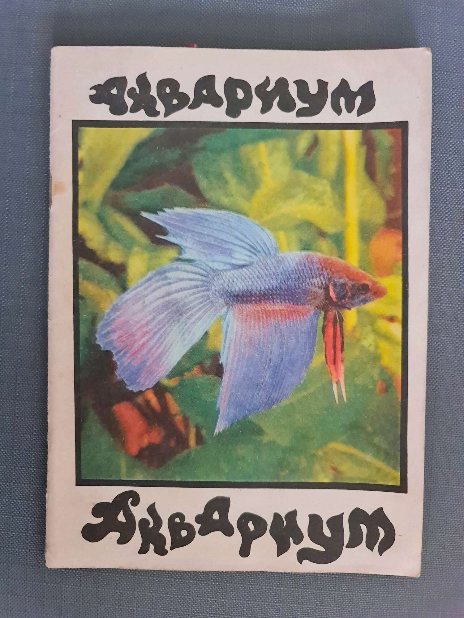 Аквариум, настольная книга,1991, книга, брошюра, руководство по содержанию рыб, уход