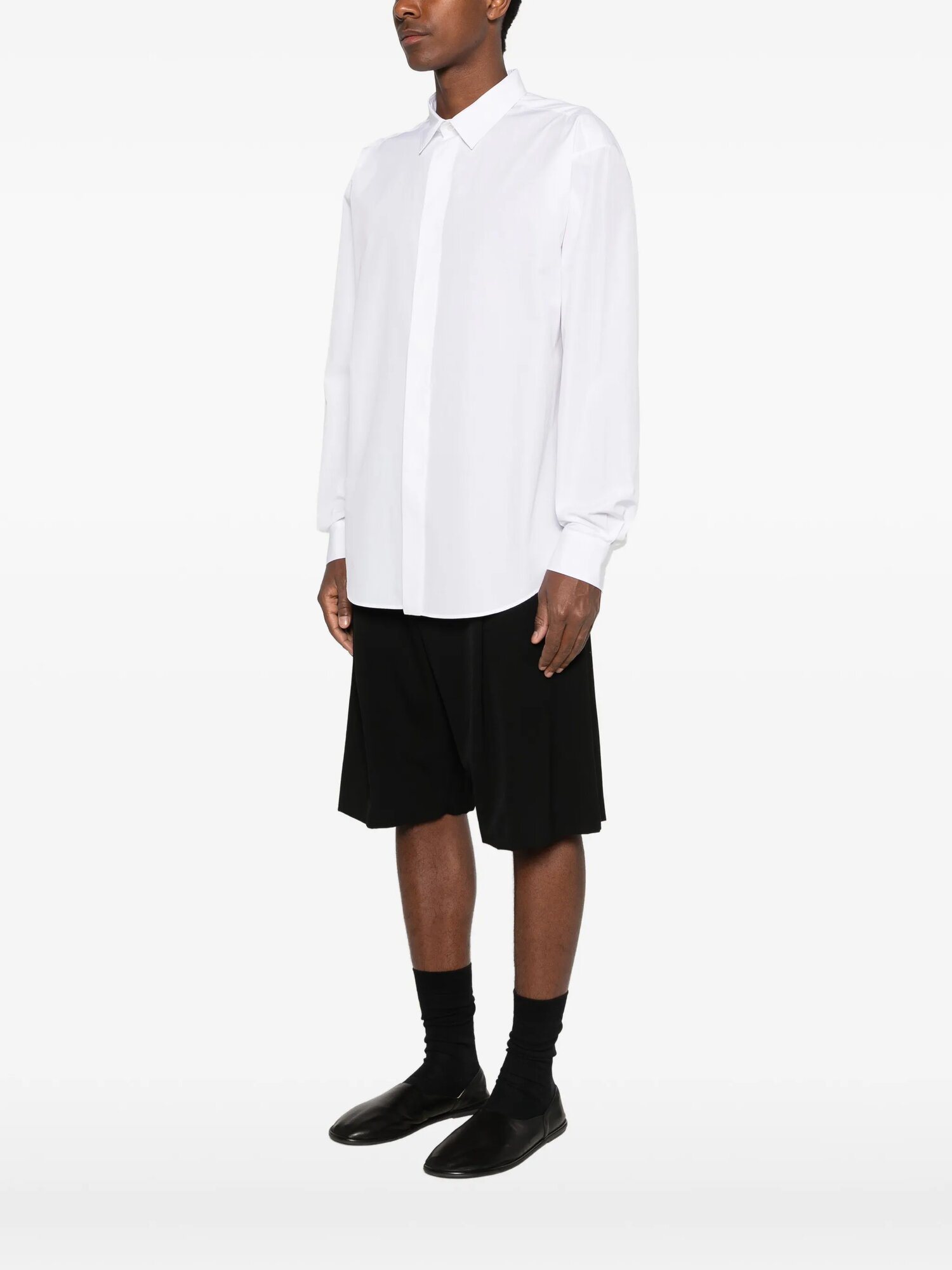 Рубашка THE ROW Nilo shirt, размер S, белый — фото 1