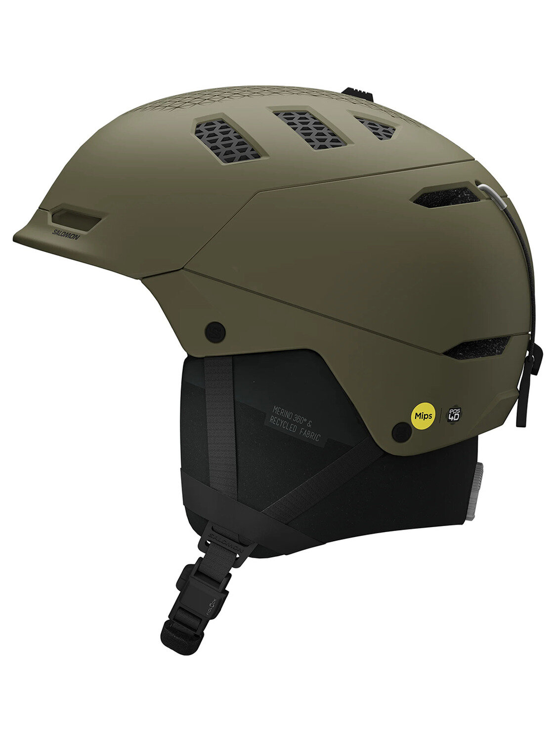 Горнолыжный шлем Salomon Husk Prime MIPS Olive Night 25/26 Хаки, для мужчин , Хаки