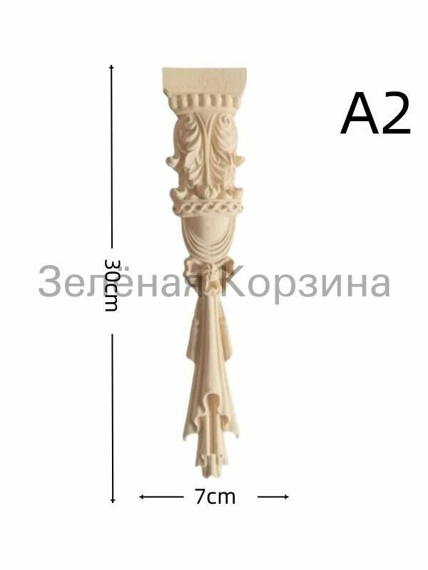 Резные накладки для мебели*Декоративные цветочные элементы из массива дерева в европейском стиле