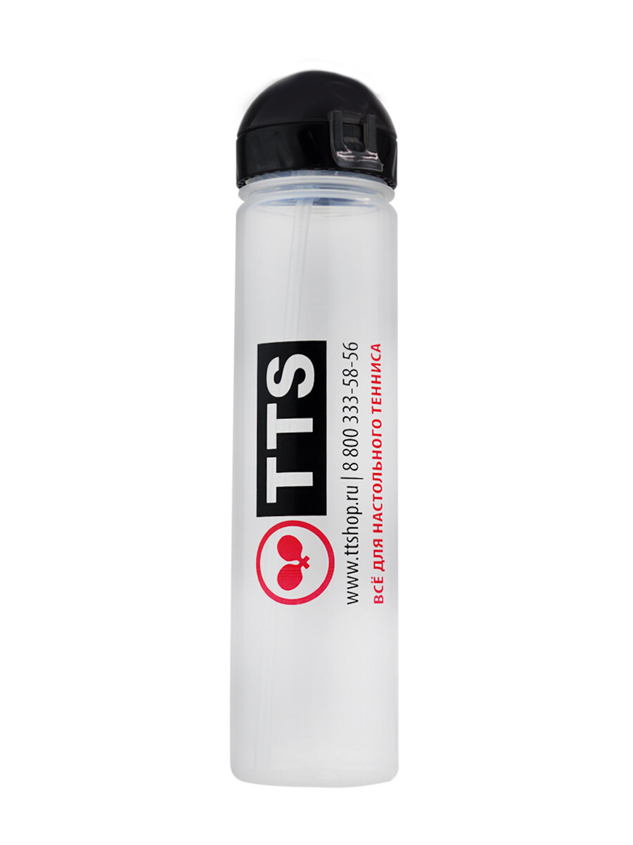 Фляга-бутылка спортивная TTS Bottle объем 500ml, цвет прозрачный