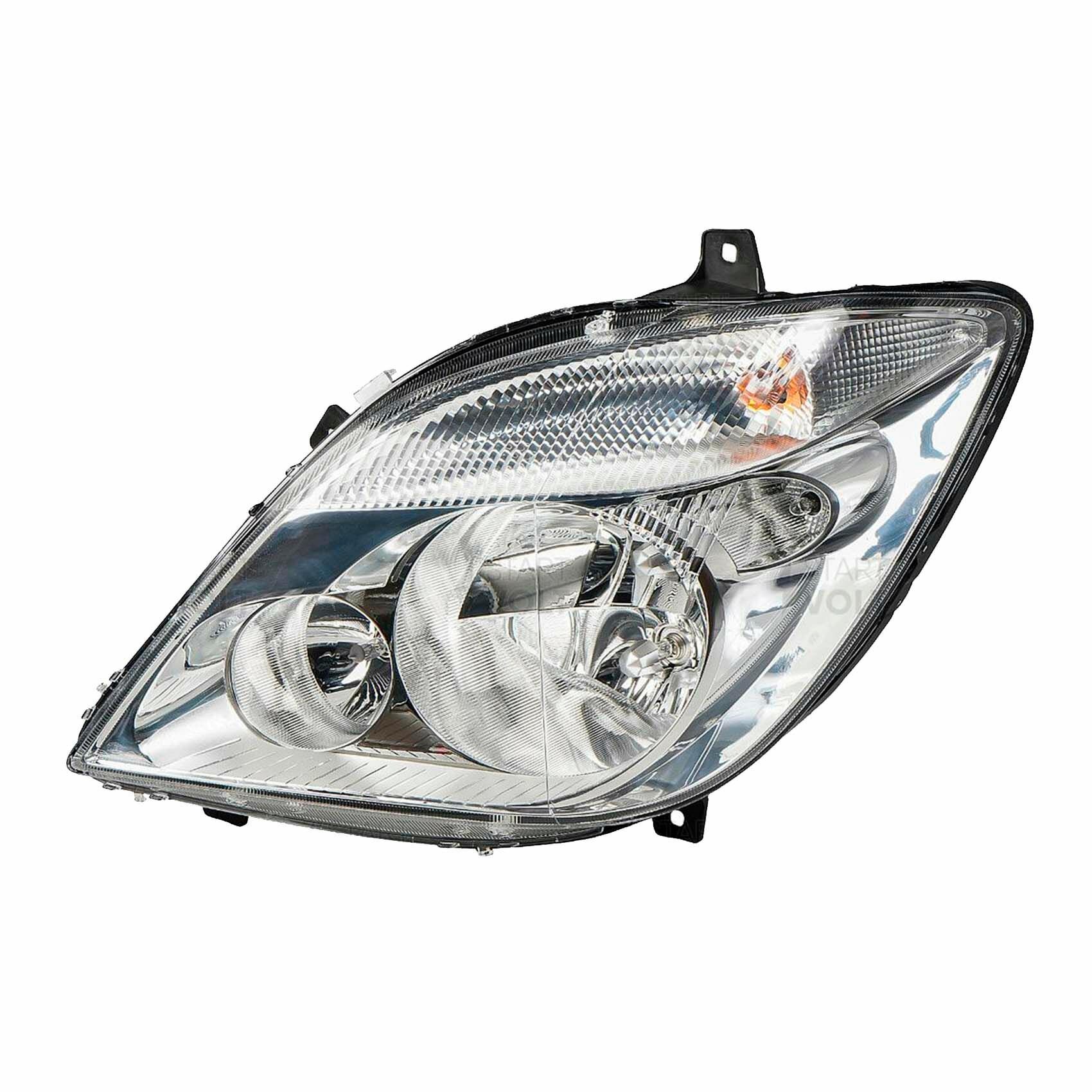 Фара Mercedes Sprinter э/корр, с ПТФ, левая (STARTVOLT)
