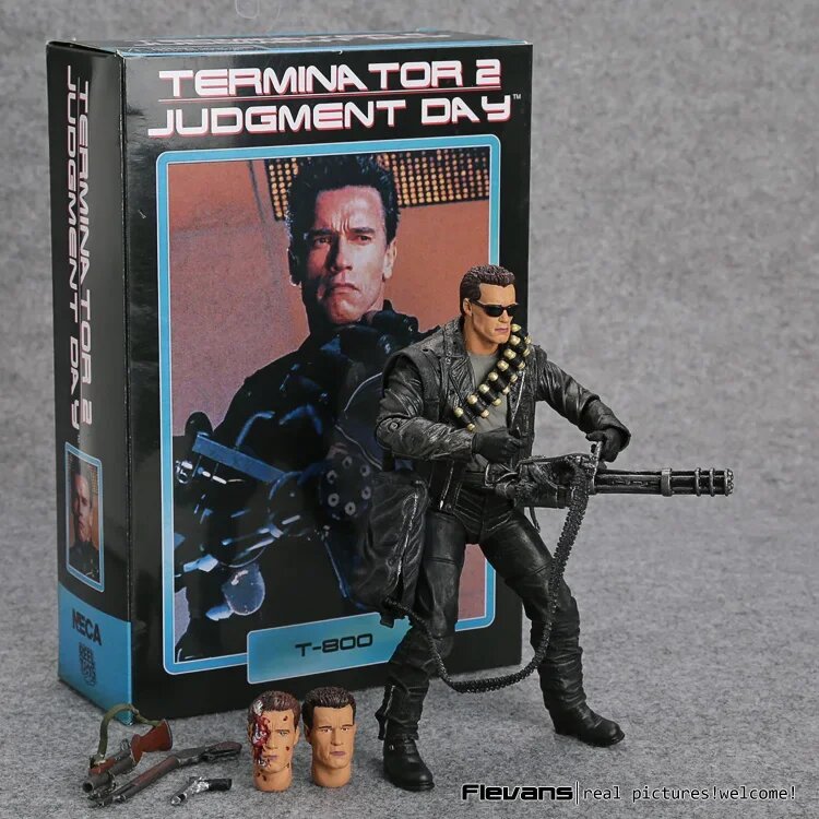 NECA Терминатор 2: T-800 Endoskeleton, серый — фото 1