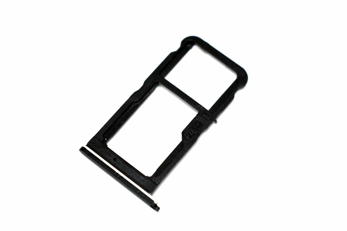 SIM лоток (Держатель сим карты) для Nokia 7 черный