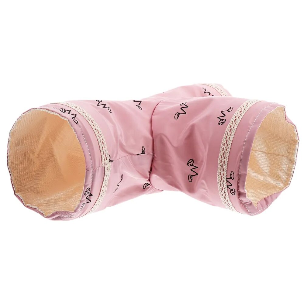 Игрушка Туннель Для Хомяков, Розовый, Из Полиэстера, 29Х20См, 1Пакет