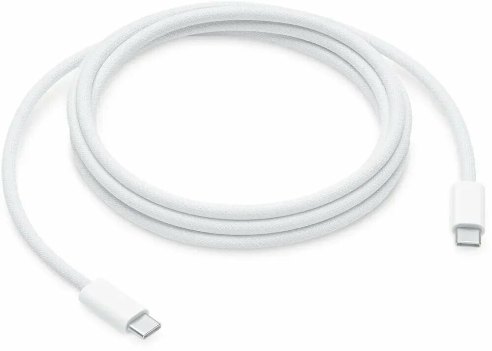 Apple Сетевой кабель питания USB Type-C/USB Type-C, 2 м, белый — фото 1