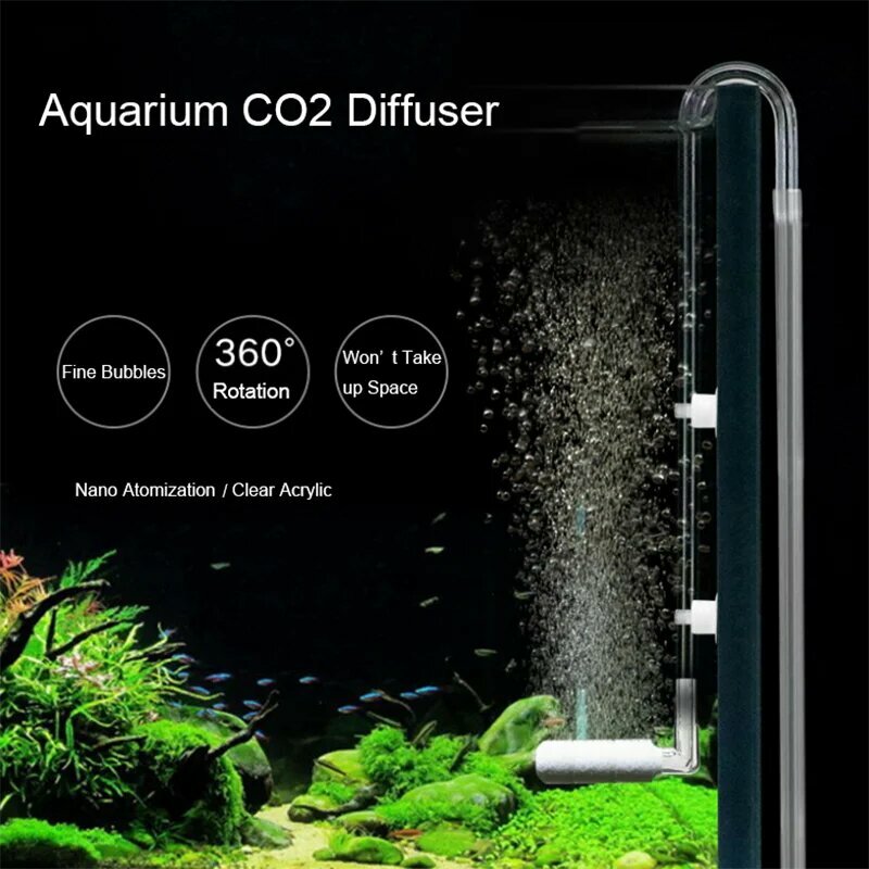 ZHIYANG Акриловый CO2 диффузор для аквариума CO2 Diffuser Head — фото 1