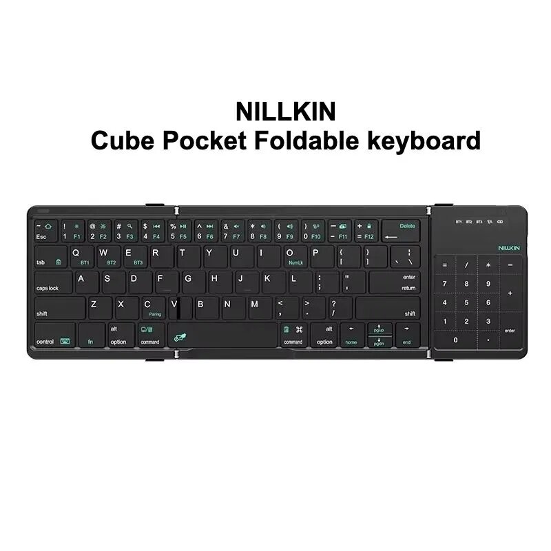 Nillkin Cube Pocket Foldable Клавиатура, черный