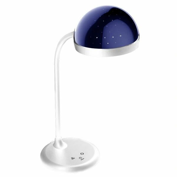 Светильник настольный Camelion Звездное небо, белый LED (KD-828 C01)