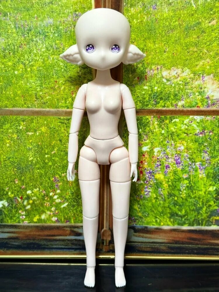 24 см шарнирная артикулированная BJD кукла эльф с острыми ушами