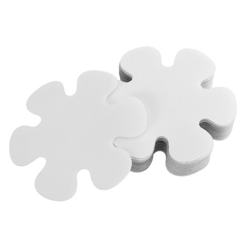 10 Шт Стикеров Противоскользящие Цветочная Форма Ванная Безопасность Размер 10X10Cm