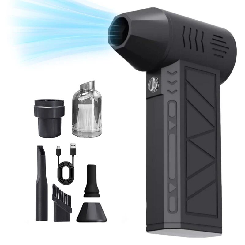 Портативный турбопылесос Fan Vacuum kit 1000000 об/мин