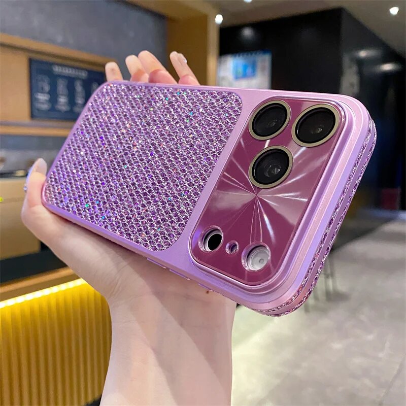 Роскошный блестящий чехол INS для Apple iPhone 17 16 15 14 13 Pro Max, модный, iPhone17 Про Макс, PP