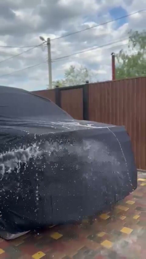 Тент-чехол "фабрика тентов" для Tesla Model S влагостойкий, мембранный — фото 1