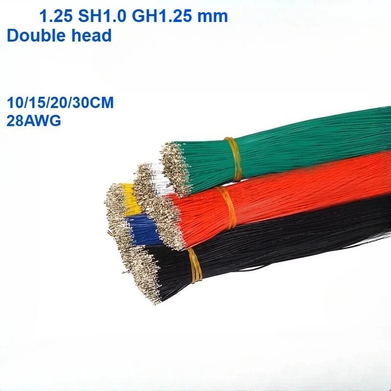 Клеммы SH 1.0, Double Side, Yellow, 20cm, 100 шт