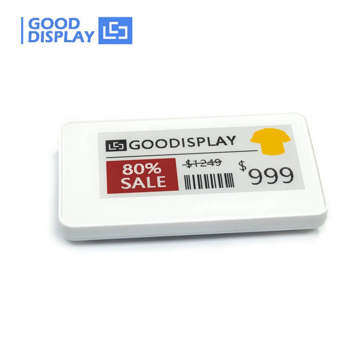 Goodisplay 2.9" NFC E-Ink дисплей, 4-цветный